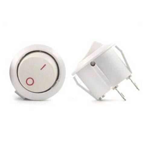 Buy Wholesale China White Mini Round 2 Pin Spdt On-off Rocker Switch ...