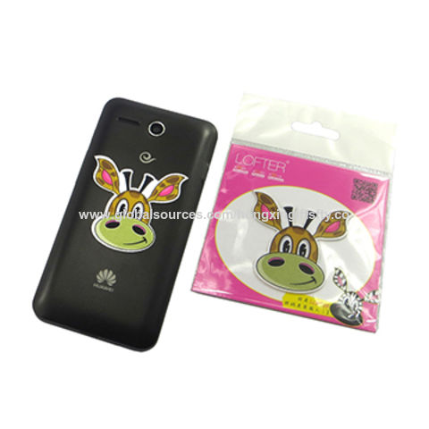 China Cell phone screen cleaner, sticky and reusable, for promotion on ...