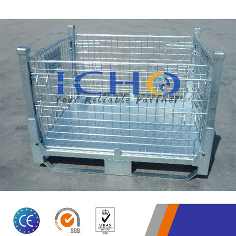 Heavy-duty stackable metal cage manufacturer CE certified, Stackable ...