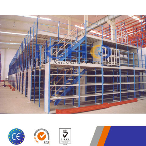 Warehouse Storage Mezzanine Rack/Multi-level Rack, Mezzanine Steel ...