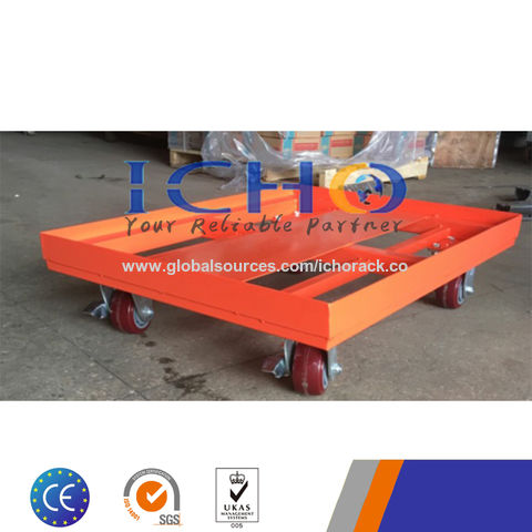 Buy Wholesale China Four-wheeler Pu Moving Pallet Tool Cart Hand Truck ...