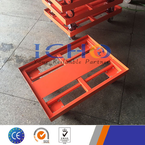 CE Approved Heavy Duty Movable Pallet Transport Trolley, trolley Hand ...