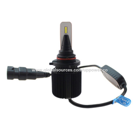 Compact size 20W 4000lm fanless J1 LED headlight bulb 9005 hb3 Seoul ...