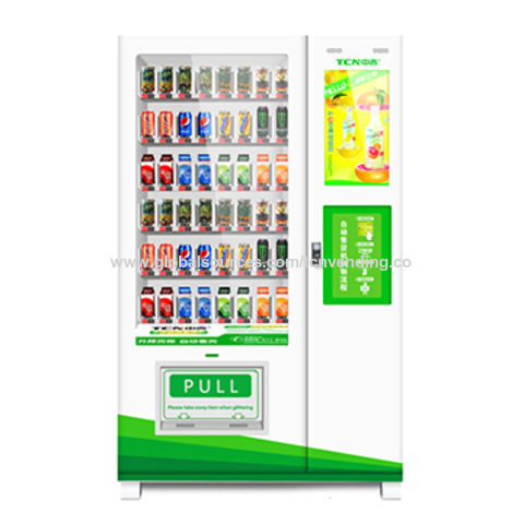 TCN/OEM/ODM belt fruit vending machine with elevator, Vending machine ...