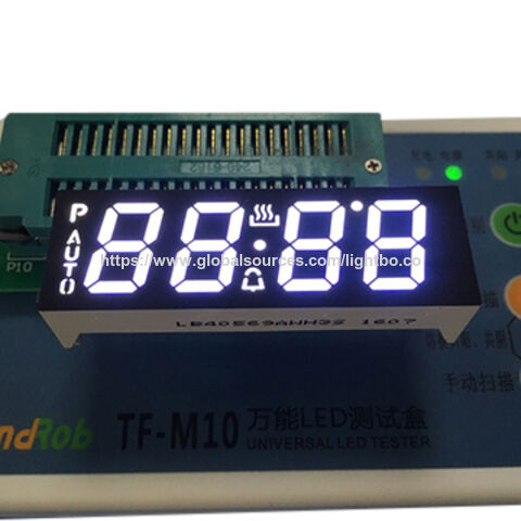 Buy Wholesale China Ultra Bright White 7-segment Led Display, 4-digit 0 ...