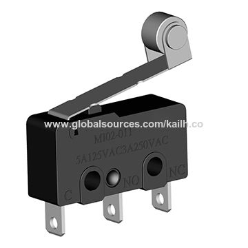 Kailh Snap Action Switch, 125V at 5A/250V AC at 3A Rated Voltage ...