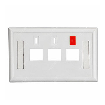 Buy Wholesale China 3 Ports Network Faceplate 120 Type & 3 Ports ...