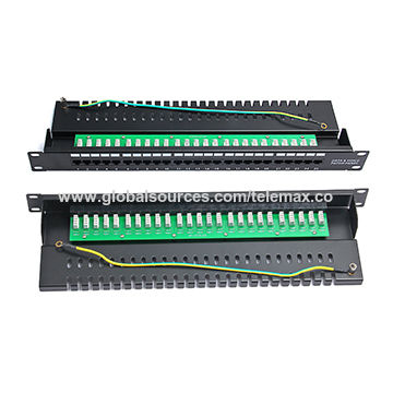 Buy Wholesale China 19" 1u 25/50 Ports Cat3 Voice Patch Panel/telephone ...