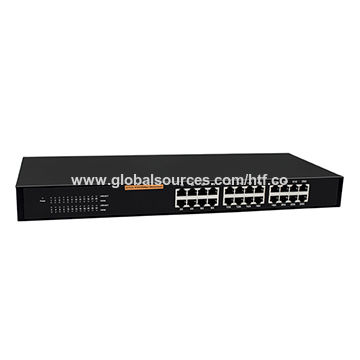 China24-port 10/100Mbps 19'' Desktop/Rackmount Network Ethernet Switch ...
