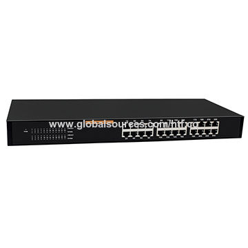 19" Small Network Switch 24port 10/100M Fast Ethernet Switch (HT-S1024R ...