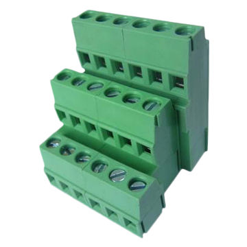 Trible wiring decks cage clamp terminal block, cage clamp terminal ...