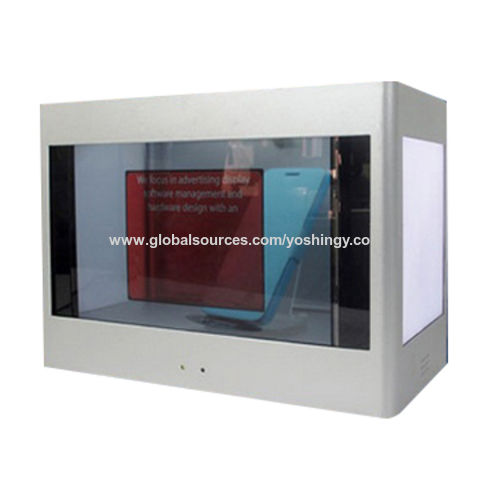15" transparent lcd screen with customized display box, 15" transparent ...