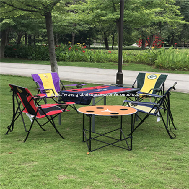 Camping Picnic Table And Chair Set In 7pcs, Folding Table And Chair Set ...