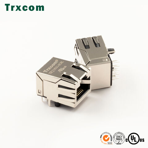 China Free Sample Single RJ45 Ethernet Socket XF10B11F-CAxu1-2MS ...