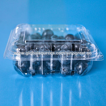 4.4oz Blueberry Clamshell, Packing 125gr Berries $0.025 - Wholesale ...