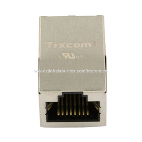 Buy Wholesale China Cat6 Rj45 Connector Fast Magjack Xfatm9-ctxu1-4m ...