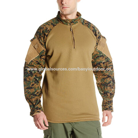 Buy Wholesale China Tactical Military Combat Shirt Long Sleeves With ...