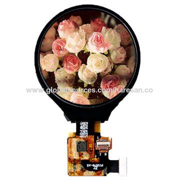 China 1.3inch IPS Round RGB LCD Display round shape 262K TFT LCD ...