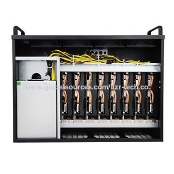 China ITZR Bitcoin Miner Wolfminer 8*RX580 GPU for BTC LTC ETH ETC BTS EOS BCC QTUM ZCASH,Asic ...