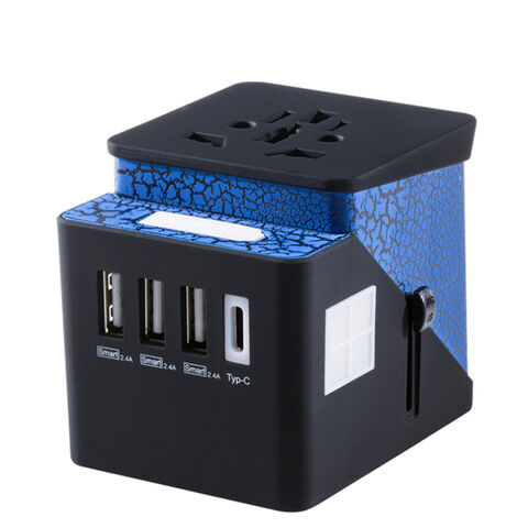 Buy Wholesale China 2019 New Design Multination Travel Adapter 4-port ...
