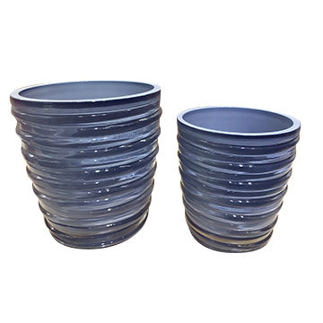 Buy Wholesale China Glass Flower Pots With Inner Color & Glass Pots ...