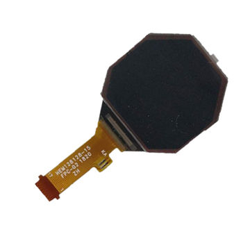 Round LCD negative mode Transflective dark background Graphic LCD for ...