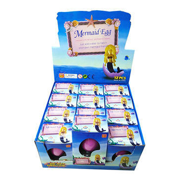 Cute mermaid water growing hatching surprise egg toy, hatching egg toy ...