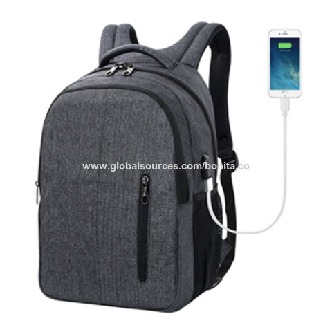 Buy Wholesale China School Backpack, Usb Charging Port Rucksack College ...