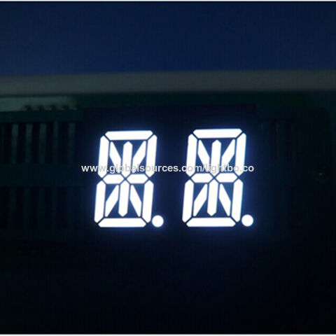 Buy Wholesale China 14-segment Led Display Ultra Bright White 2 Digit 0 ...
