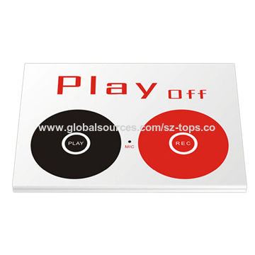 Promotional Voice Recording Postcards Made of EVA record human sound ...