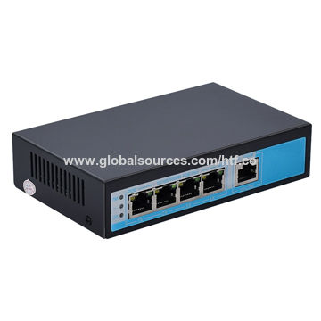 Buy China Wholesale 10/100/1000mbps Poe Switch Enclosure 5 Ports ...