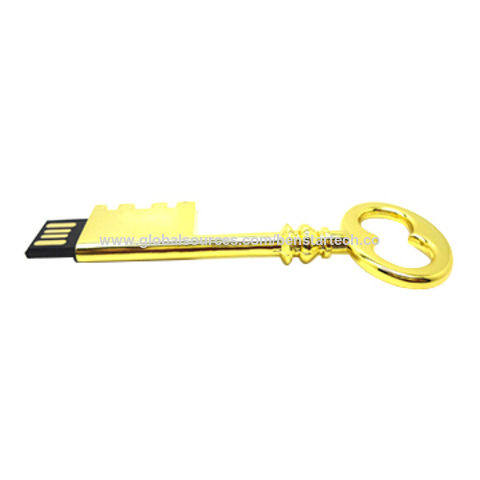 Buy Wholesale China Promotion Custom Metal Key-shaped Usb Pen Drive ...