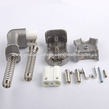 China High Temperature Plugs, 2 Pins Angles, Silver Plated Pin, Female ...