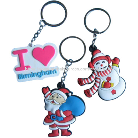 Fancy Keychains, Made of Soft PVC, Customized Designs are Accepted, for ...