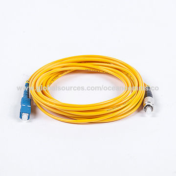 Buy Wholesale China Sc-fc Fiber Optic Patch Cord, Single-mode Single ...