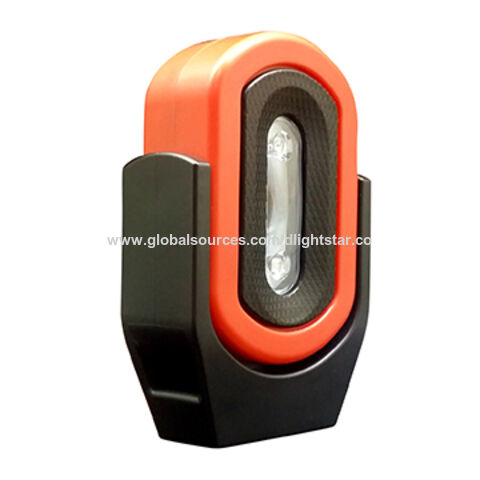China LED rechargeable Pivot work light with red blue warning light ...