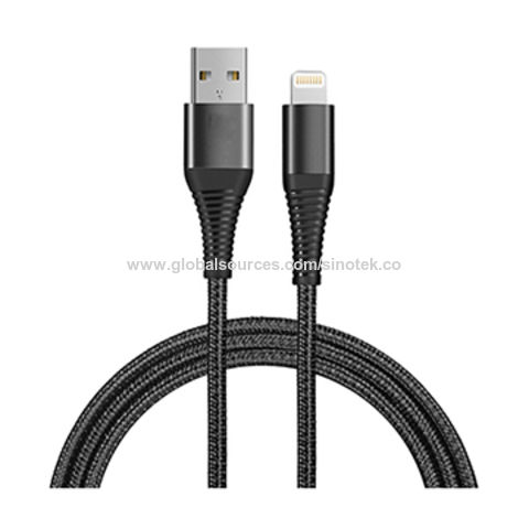 Lightning USB cable Reinforce toughness support 20000+ bend lifespan 2 ...