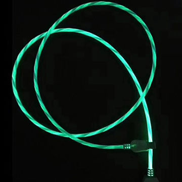 Buy Wholesale China Glow In Dark El Led Light Usb Data Cable For Micro ...