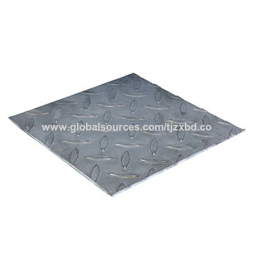 Q235 galvanized steel floor decking sheet chequered plate 8mm, q235 ...