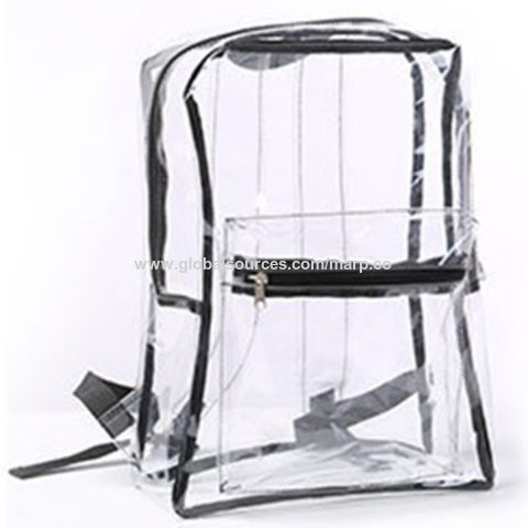 Buy Wholesale China Hot Seal Clear Transparent Pvc Backpack & Pvc ...
