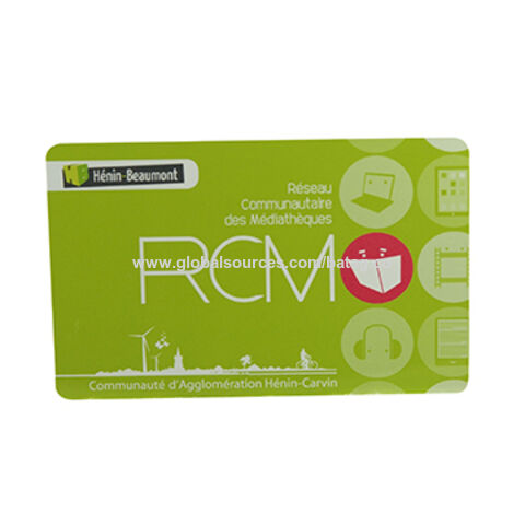 Buy Wholesale Taiwan Customized Rfid Pvc Iso Card, White, Mifare ...