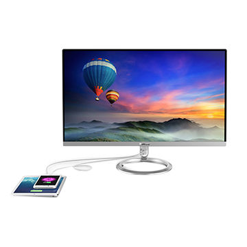 Huntkey U2471WH/WT 23.8″ FFS 1920 X 1080 16:9 LED Monitor, 60Hz, 14ms ...