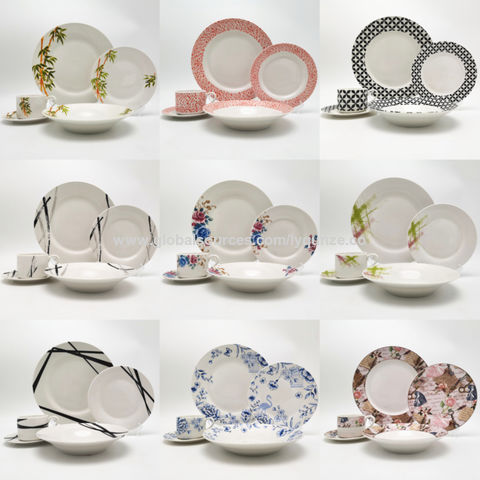 Buy Wholesale China 20-piece Ceramic Porcelain Dinner Breakfast Set ...