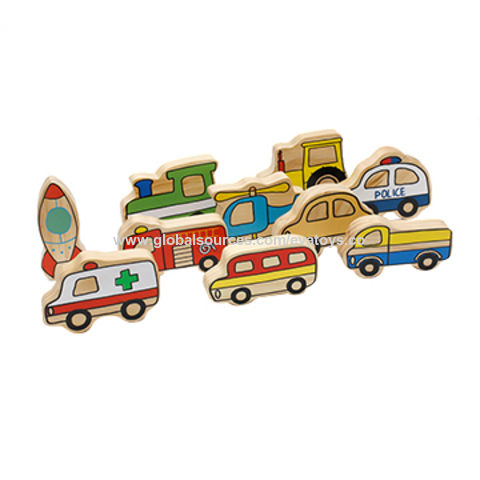 Buy Wholesale China New Arrival Educational 10 Pcs Wooden Learning Car ...