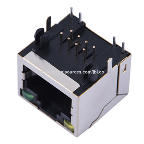 Bulk Buy China Wholesale Rj45 Connector , 1x1 8p8c Integrated/led Green ...