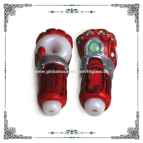 Buy Wholesale China 5.2 Inches Iron Man Infinity Gauntlet Glass Smoking ...