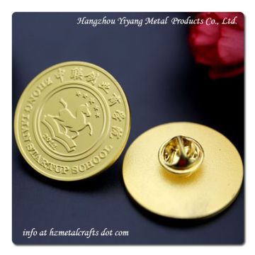 Buy Wholesale China 2.5cm Perfect Metal Button School Badges ...