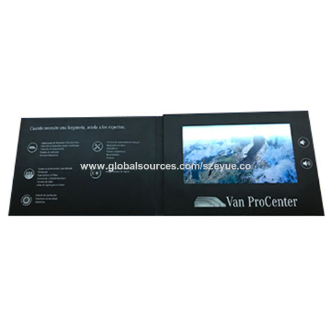 Buy Wholesale China 7-inch Lcd Screen Video Brochure For Advertising ...