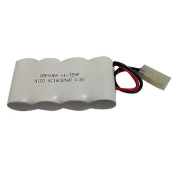 Nicd Sc1600mah*4-4.8v High Temperature Battery Pack For Emergency Light ...