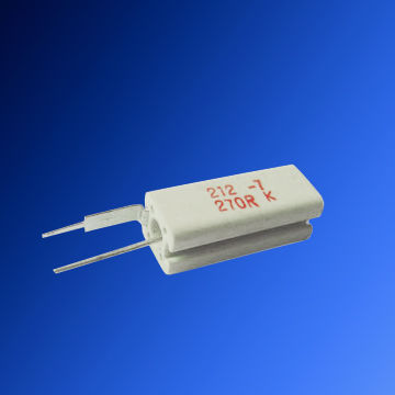 China Fusible wire wound resistor, safe, reliable, with ceramic encased ...